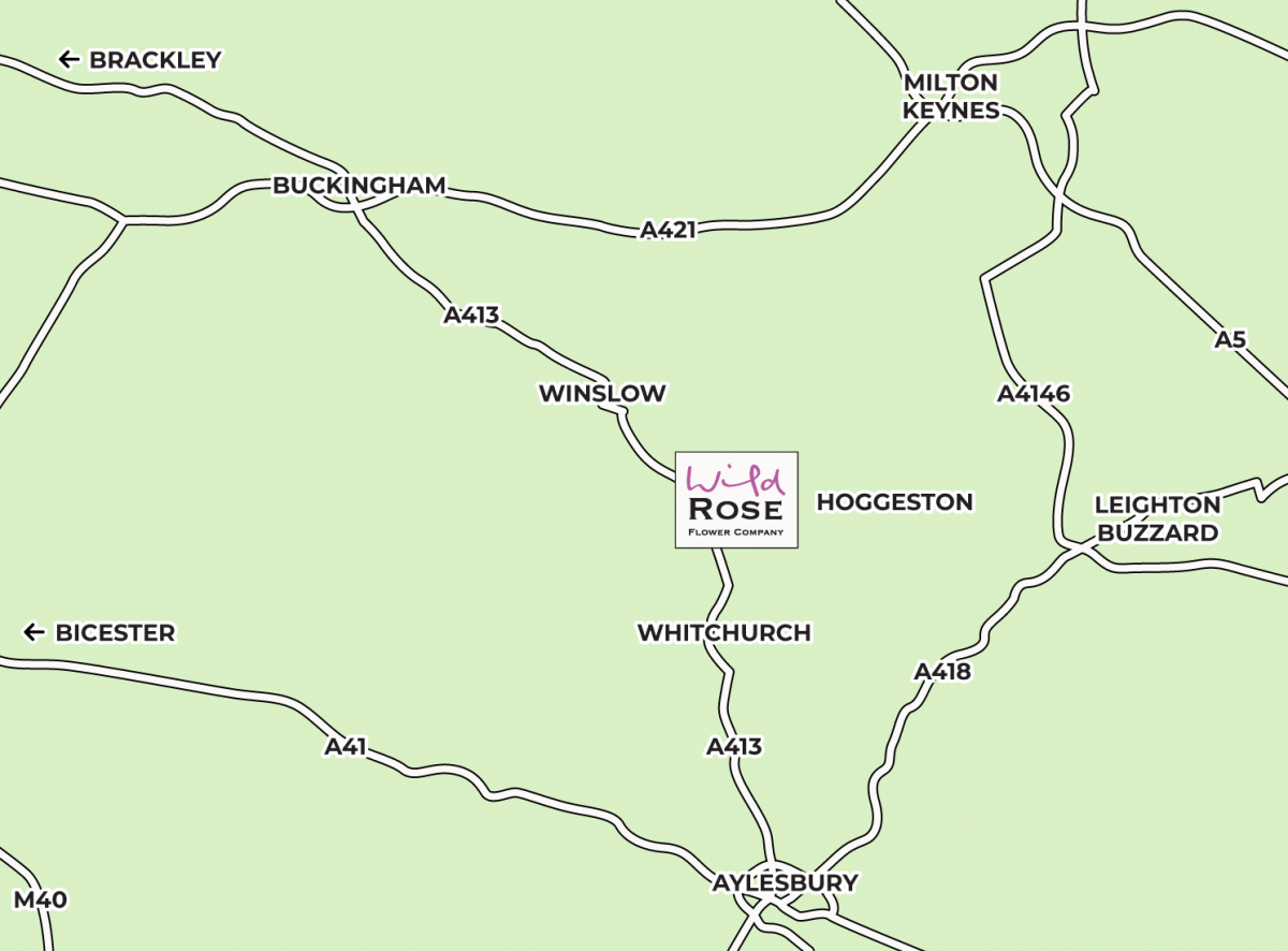 How To Find Us - Wild Rose Flower Company